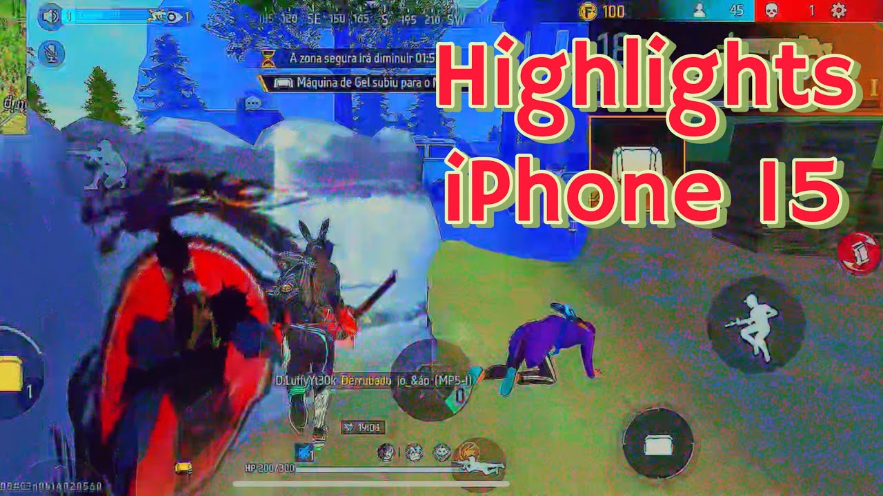 Game play IPhone 15 pro Max free fire - YouTube