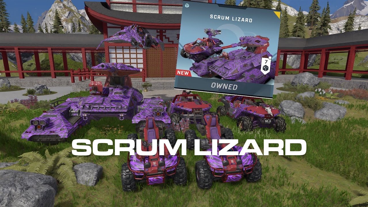 Purple Tiger Camo vehicle patterns are here! - Scrum Lizard - Halo ...