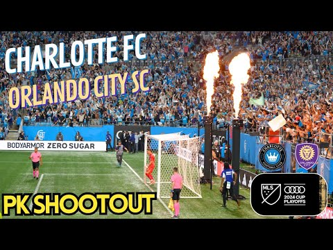 Charlotte FC vs Orlando City PK Shootout! | MLS Playoffs 2024 - YouTube