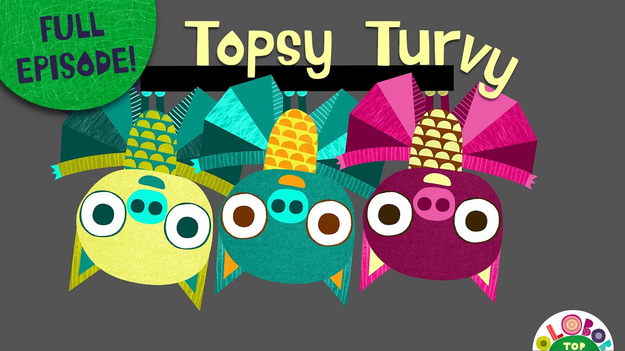 Topsy Turvy - FULL EPISODE! Olobob ⌒ Top│#creativeplay #upsidedown ...