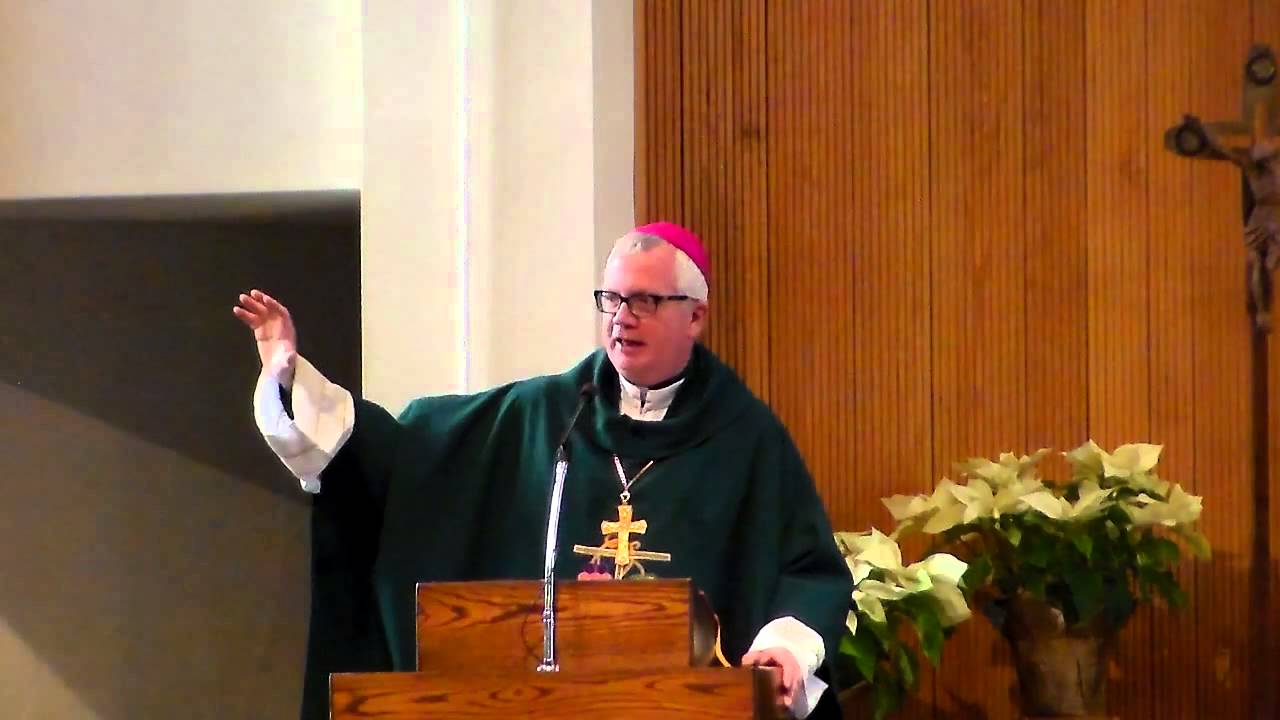 Bishop Hying - Homily at St. Elizabeth Ann Seton - YouTube