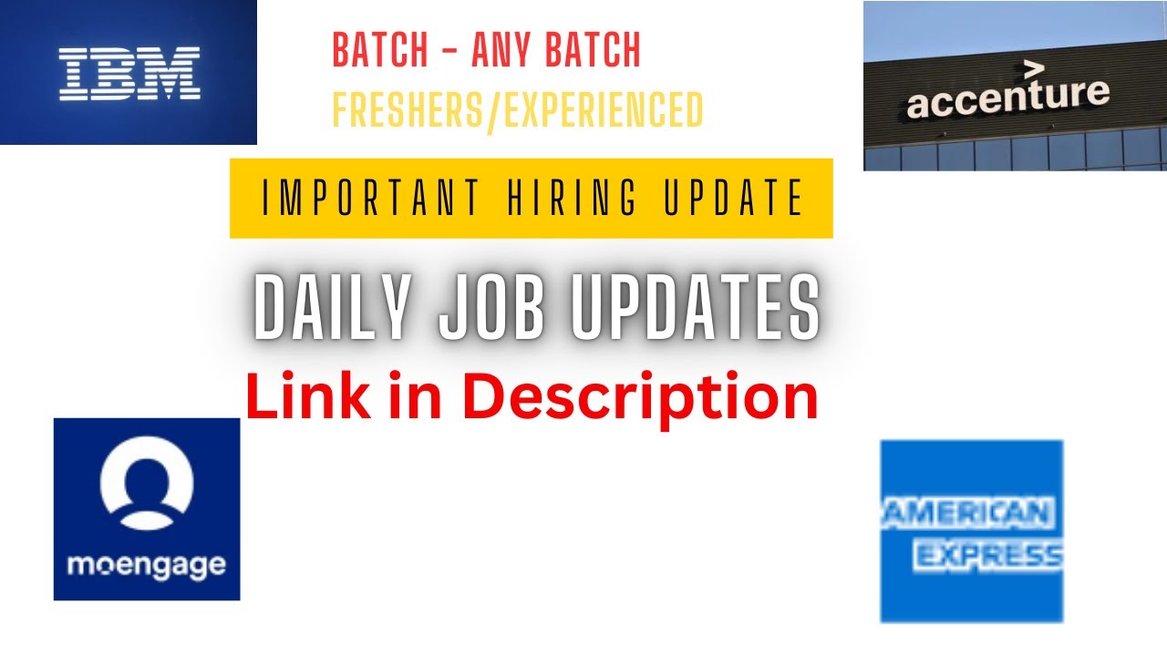 Daily jobs updates | OFF Campus Drives Updates - YouTube