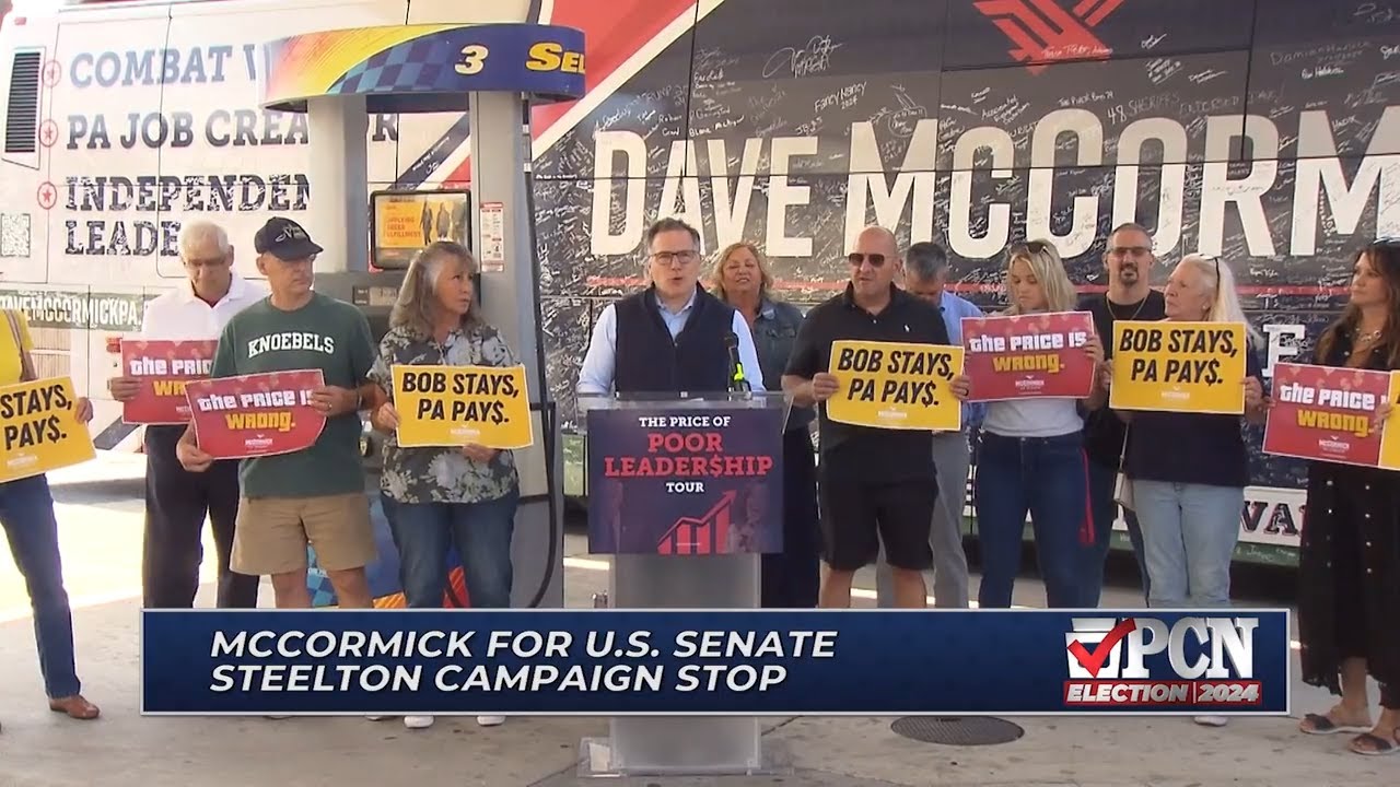 Election 2024: Dave McCormick Steelton Campaign Stop - YouTube