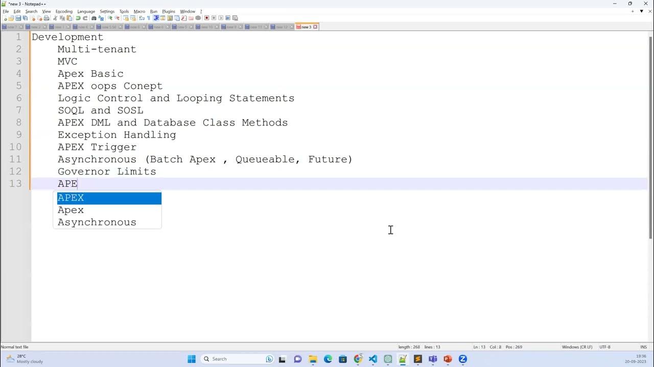 01 Course Topics Salesforce Development Apex SOQL SOSL - YouTube