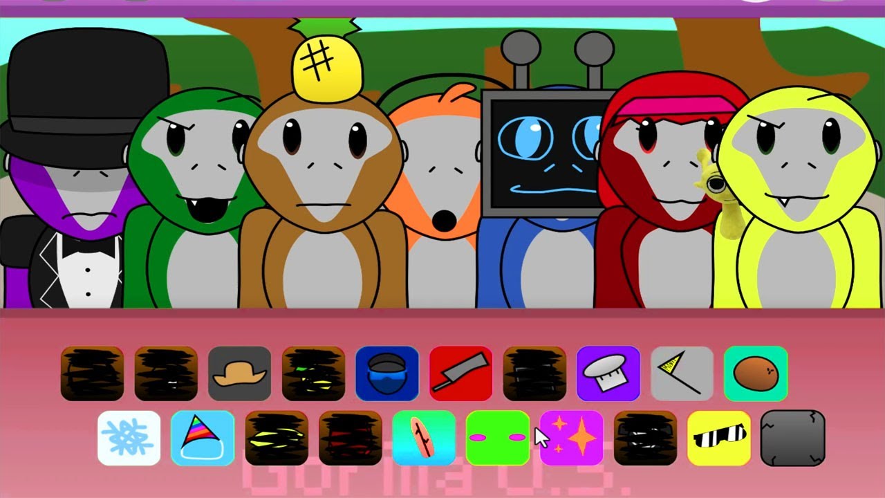 Sprunki Spelunke Monkes | Incredibox Sprunki with Monkeys New Mod ...