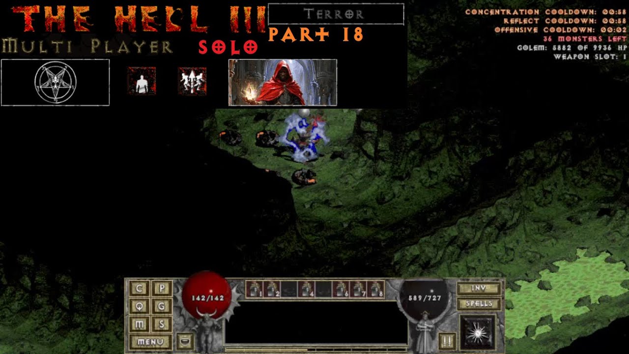 The Hell 3 - Mage - MP Solo - Hard - Terror - P18 - YouTube