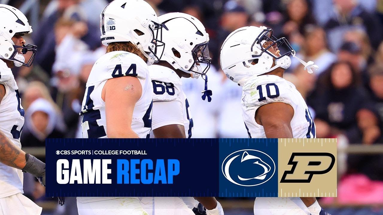 No. 4 Penn State DOMINATES Purdue, Improves to 4-0 on the road | Game ...
