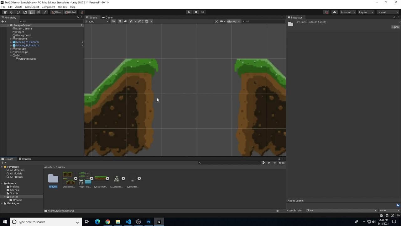 Unity 2D Game Environment Sprite Integration - YouTube