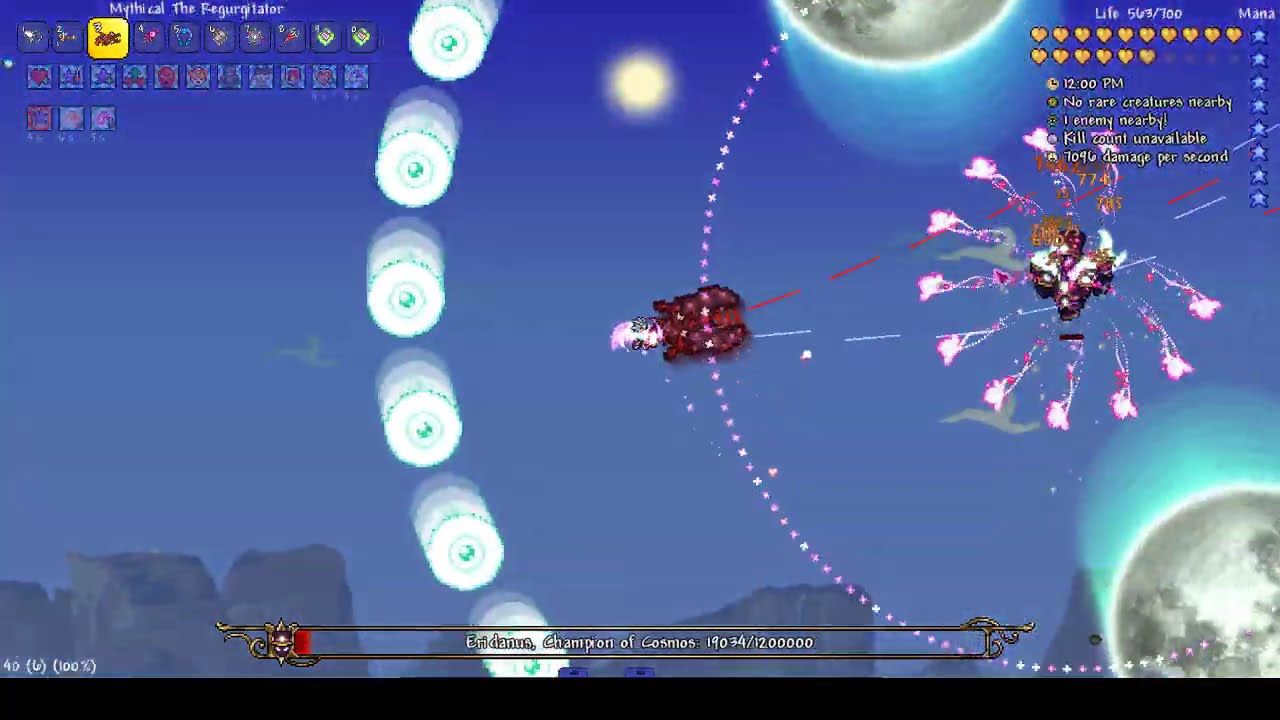 Terraria - Fargo's Souls Mod 1.3.9: Eridanus, Champion of Cosmos - YouTube