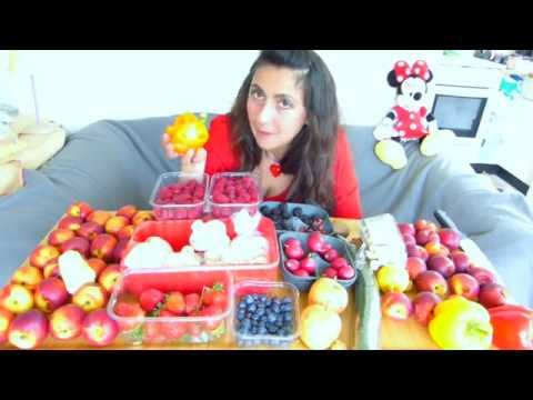 Mukbang 먹방 RIPE RAW JUICY FRUIT * Fruitarian Vegetarian Vegan * Eating Sounds Show * ASMR Tsetsi 2