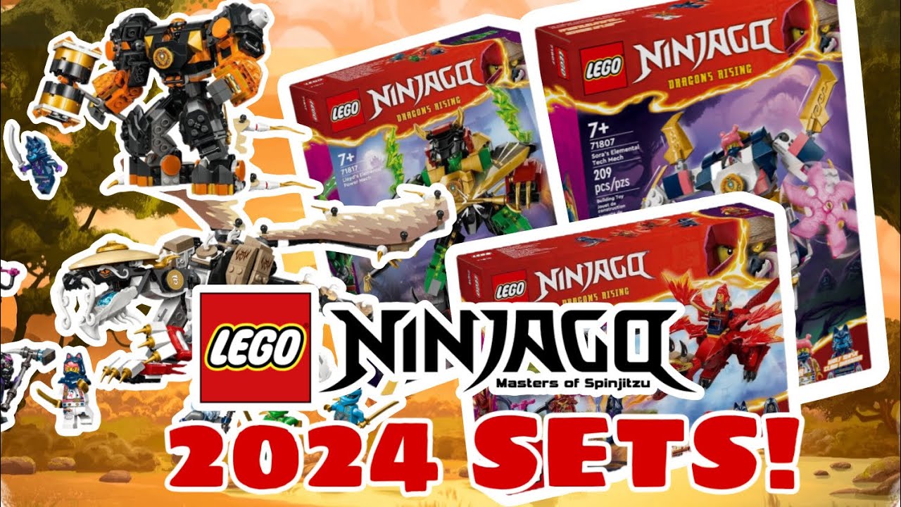 NINJAGO WINTER 2024 SETS REVEALED & BREAKDOWN! - YouTube