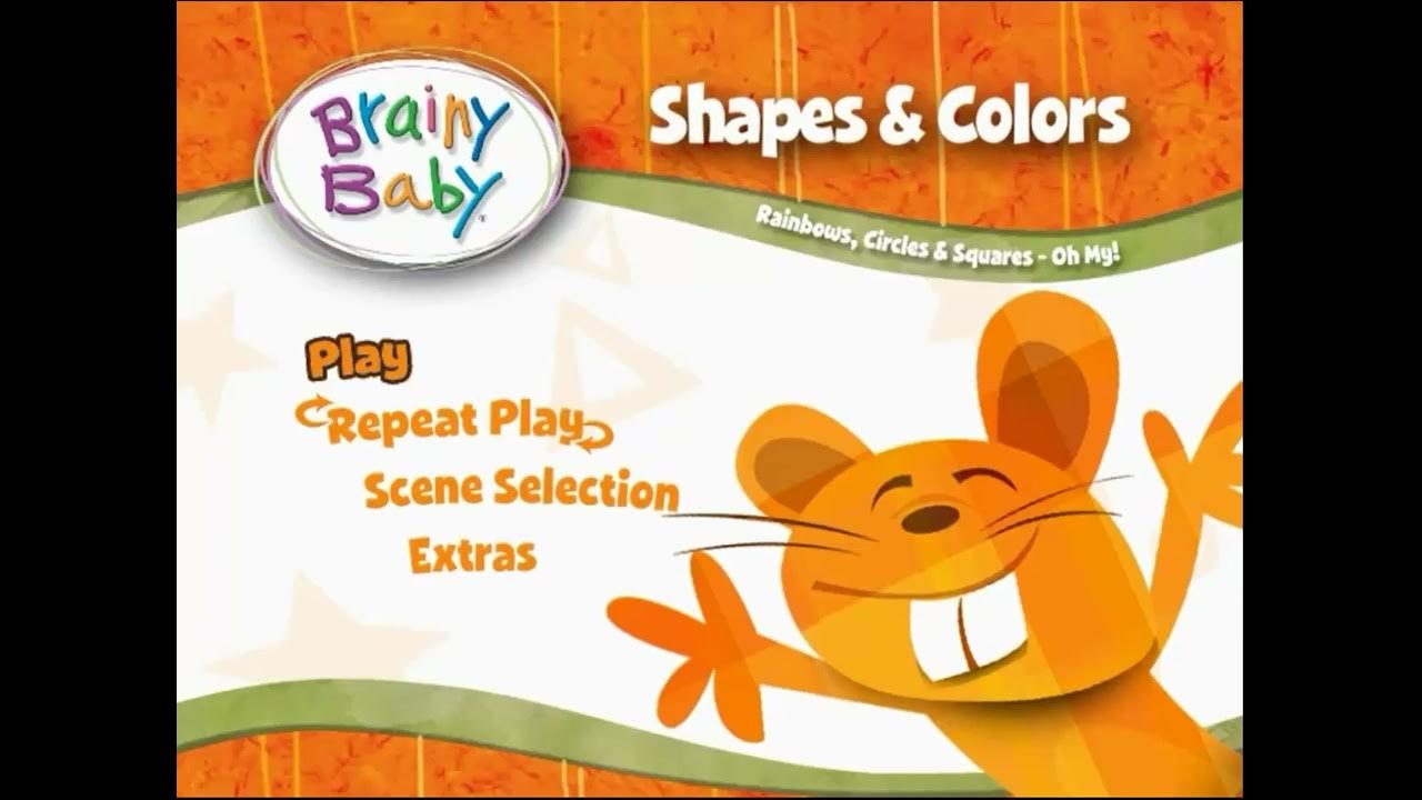 Brainy Baby Shapes and Colors 2011 DVD Menu - YouTube