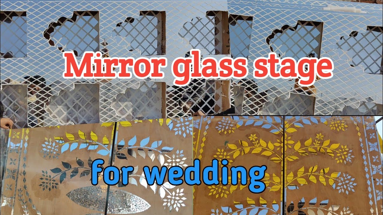 mirror stage for wedding | mirror stage decoration | mirror stage for ...
