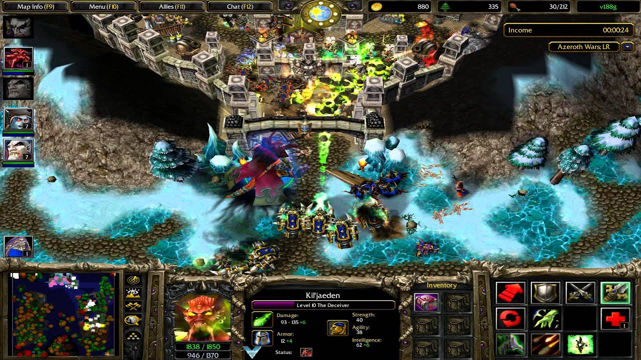 Warcraft 3 Azeroth Wars Episode 3 The Noobing Legion - YouTube