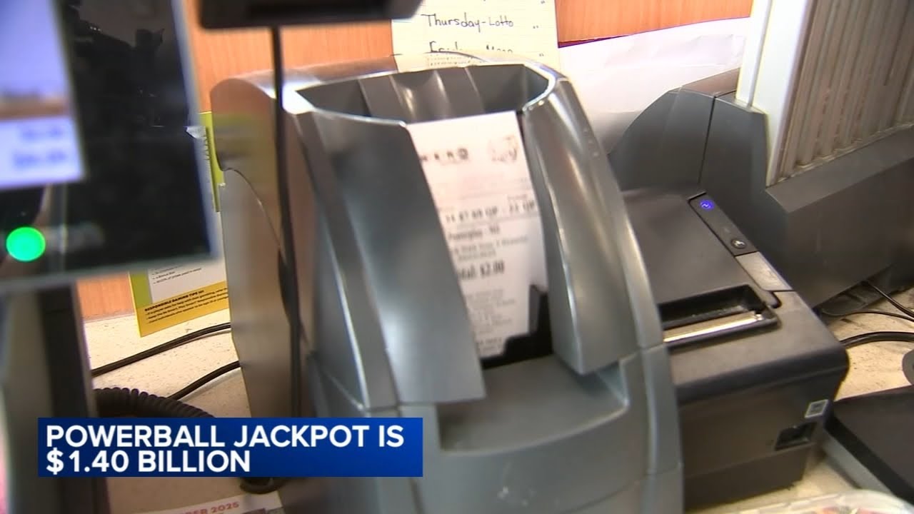 Powerball players flock to 'lucky' Des Plaines gas station - YouTube