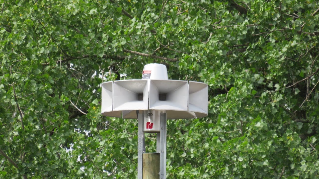 Federal Signal Eclipse 8 Siren Test, Full Alert. Hudson, WI 6/7/23 ...