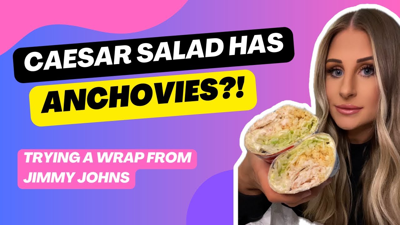 Trying a Caesar Salad Wrap from Jimmy John’s! - YouTube