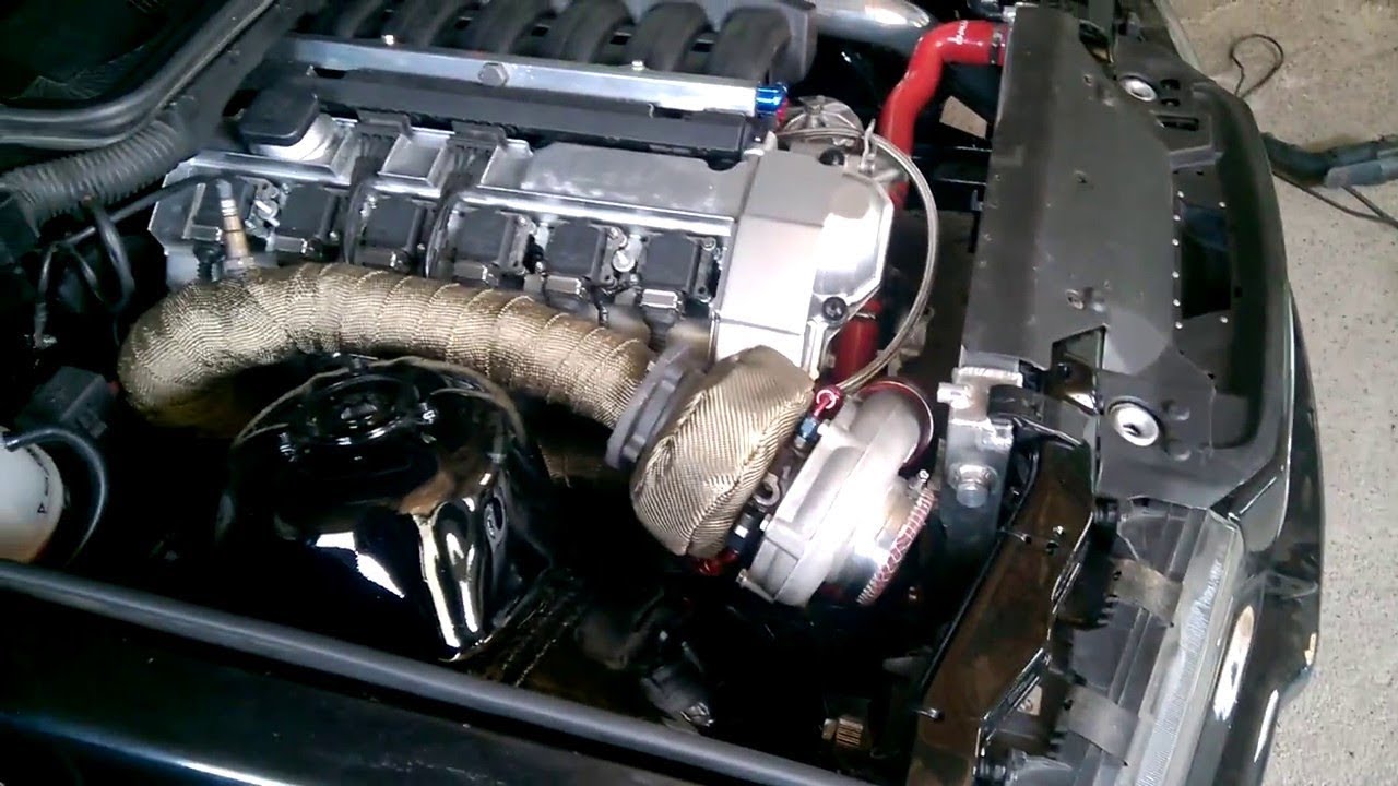 Bmw E36 GT35 Turbo - YouTube