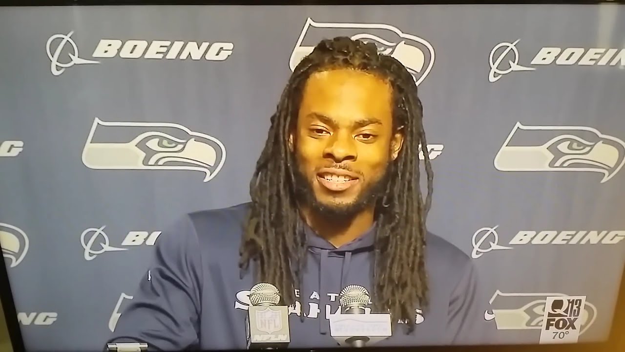 Richard Sherman Laughing at Keenan Allen. - YouTube