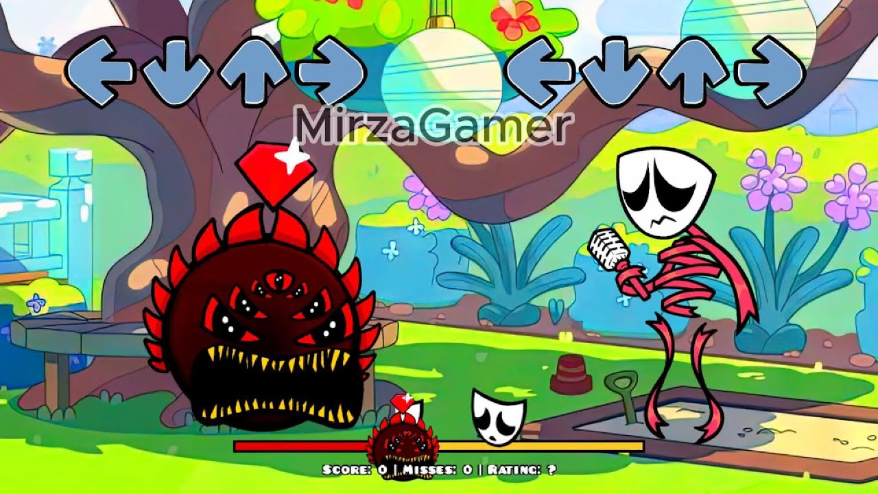 FNF Final Boss Demon VS Gangle | Amazing Digital Circus Episode 2 ...