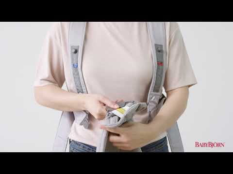 BABYBJÖRN - How to adjust the size on Baby Carrier Mini