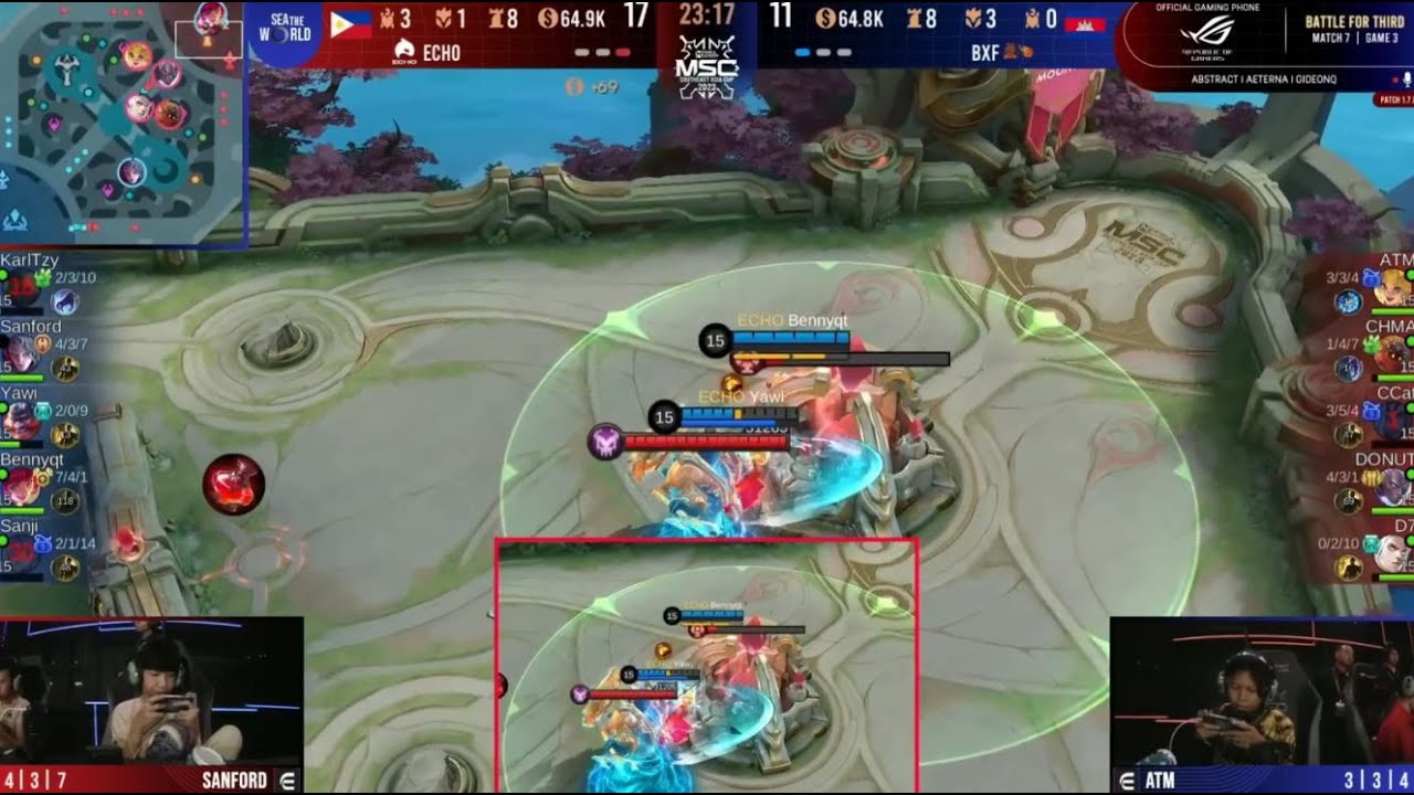 Moblie Legend Burn X Flash VS ECHO វៃគ្នាបុកពោះម៉ង់ - YouTube