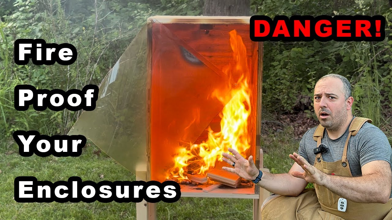 Wood Shop Fire Proofing - Testing Fire Retardant Spray & Auto Fire ...