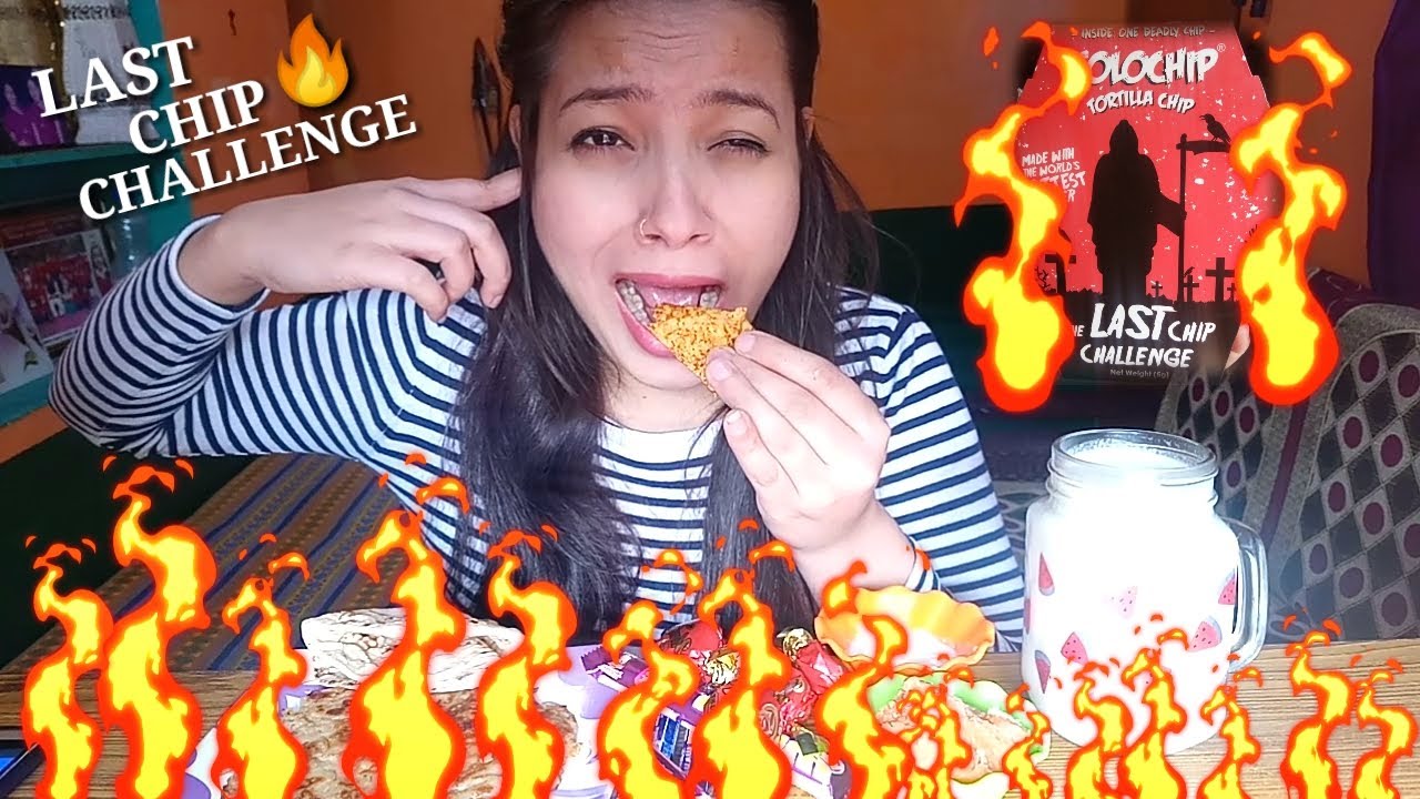 World's most spiciest chip challenge GONE WORNG | ONE CHIP CHALLENGE ...