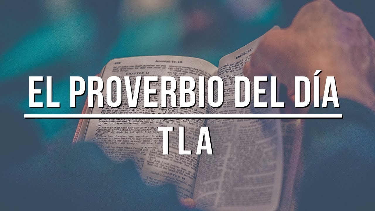 Proverbio del día 17 - Biblia Hablada // AudioBiblia - TLA - YouTube