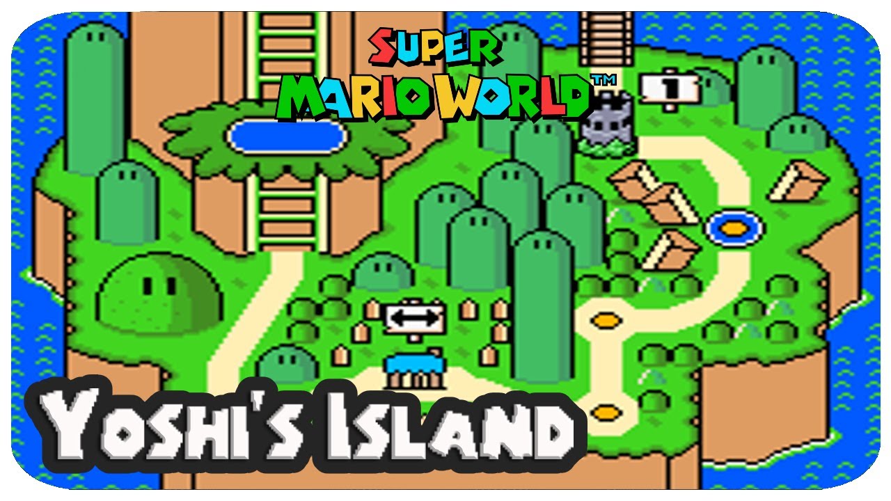 Super Mario World - 100% Walkthrough - World 1 - Yoshi's Island - YouTube