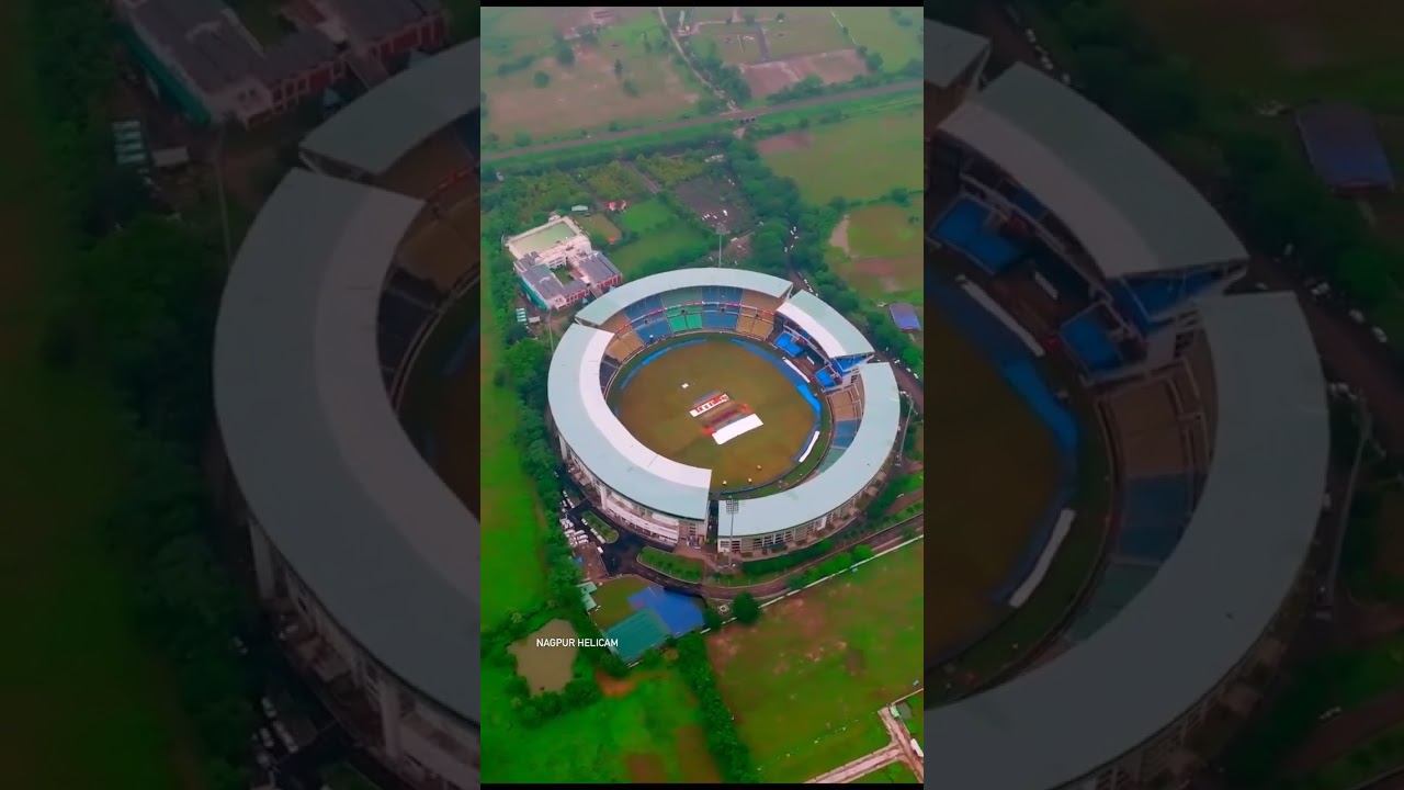 VCA Jamtha Stadium 🏟️ Dron view #nagpur ! ready to cricket match ...