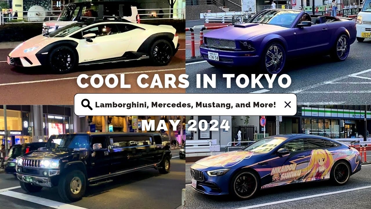 Cool Cars in Tokyo! Lamborghini, Mercedes, Mustang, and More! (May 2024 ...