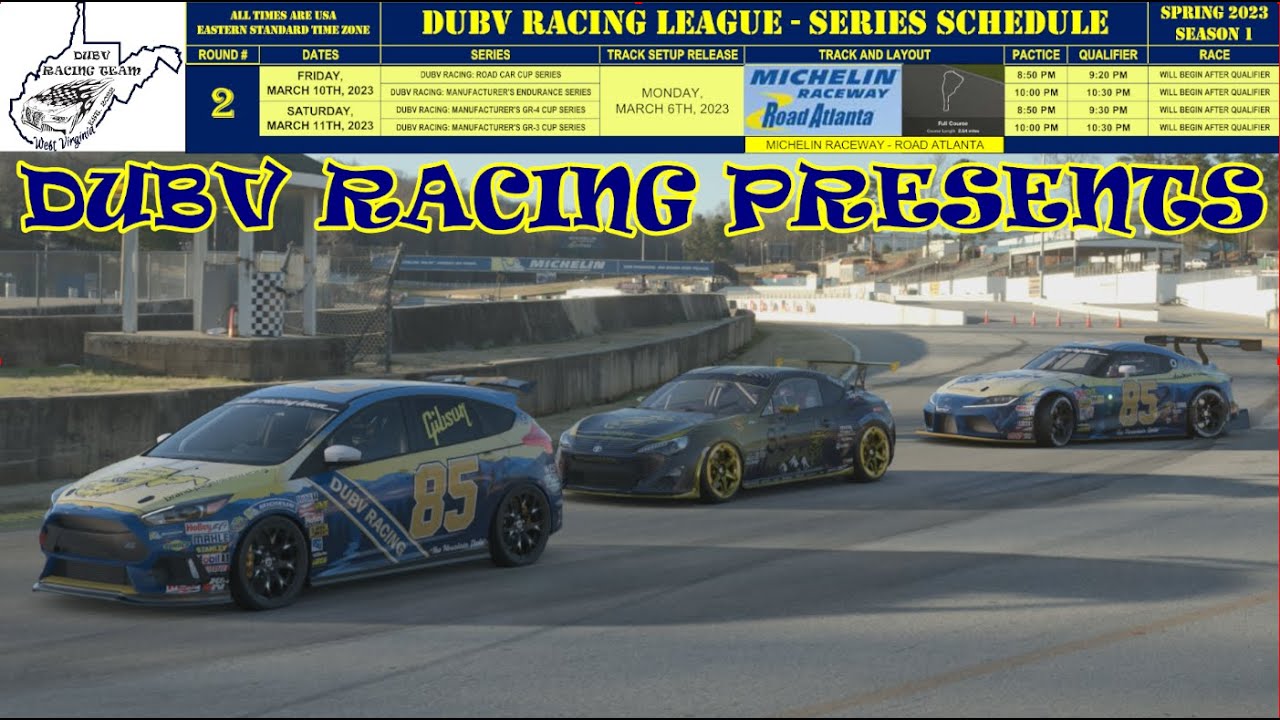 DUBV RACING PRESENTS | LEAGUE RACE TRACK GUIDE | SEASON 1 - ROUND 2 ...