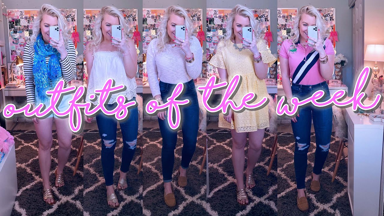 OUTFITS OF THE WEEK MAY 2020!! PREPPY OOTW (5 OUTFIT IDEAS ...