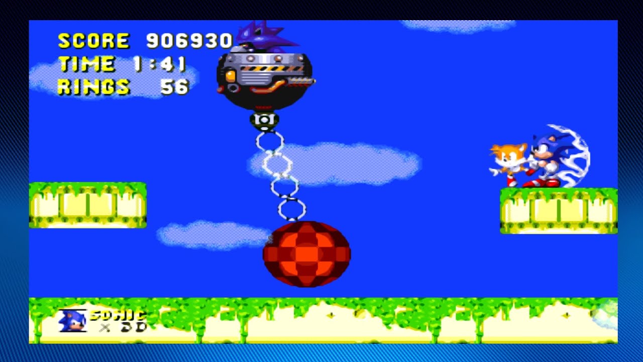 Sonic and Tails against Mecha Sonic in the Egg Wrecker - YouTube