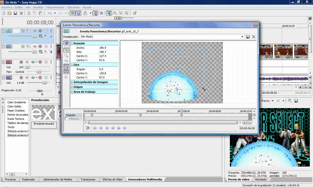 Sony Vegas 7 Tutorial II- Español Latino - YouTube