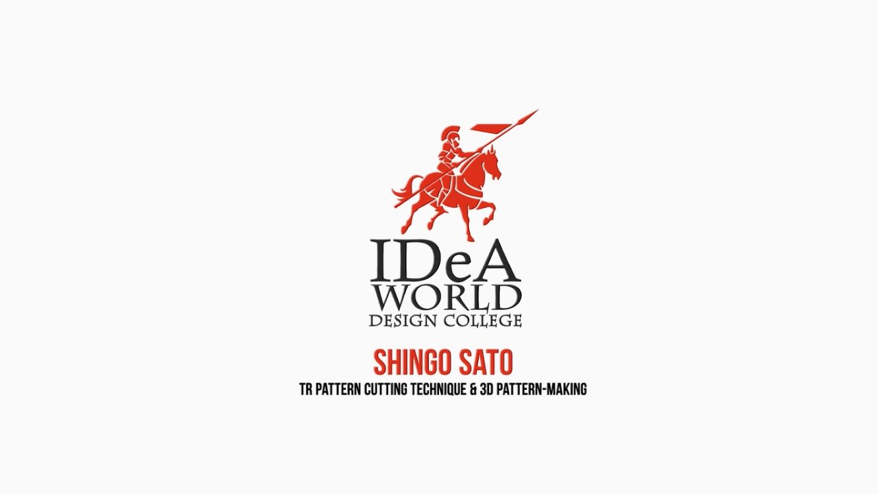 Shingo Sato | Japanese Fashion Designer | TR Cutting method Workshop ...