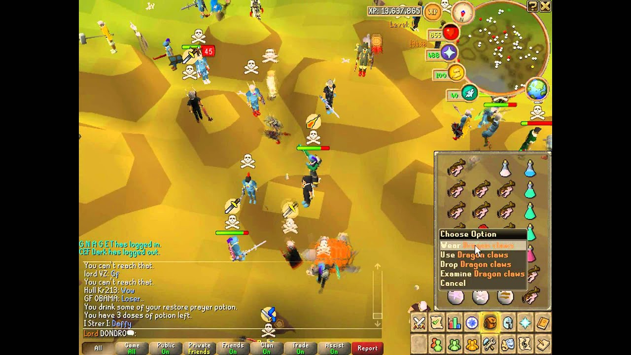 Runescape - D0ndro - Range tank/Zerker/ void /hybriding /Pking - YouTube