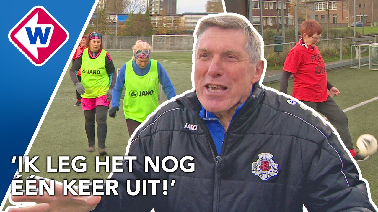 Deze voetbalcoach traint al vijf jaar een team vol oudere vrouwen - YouTube