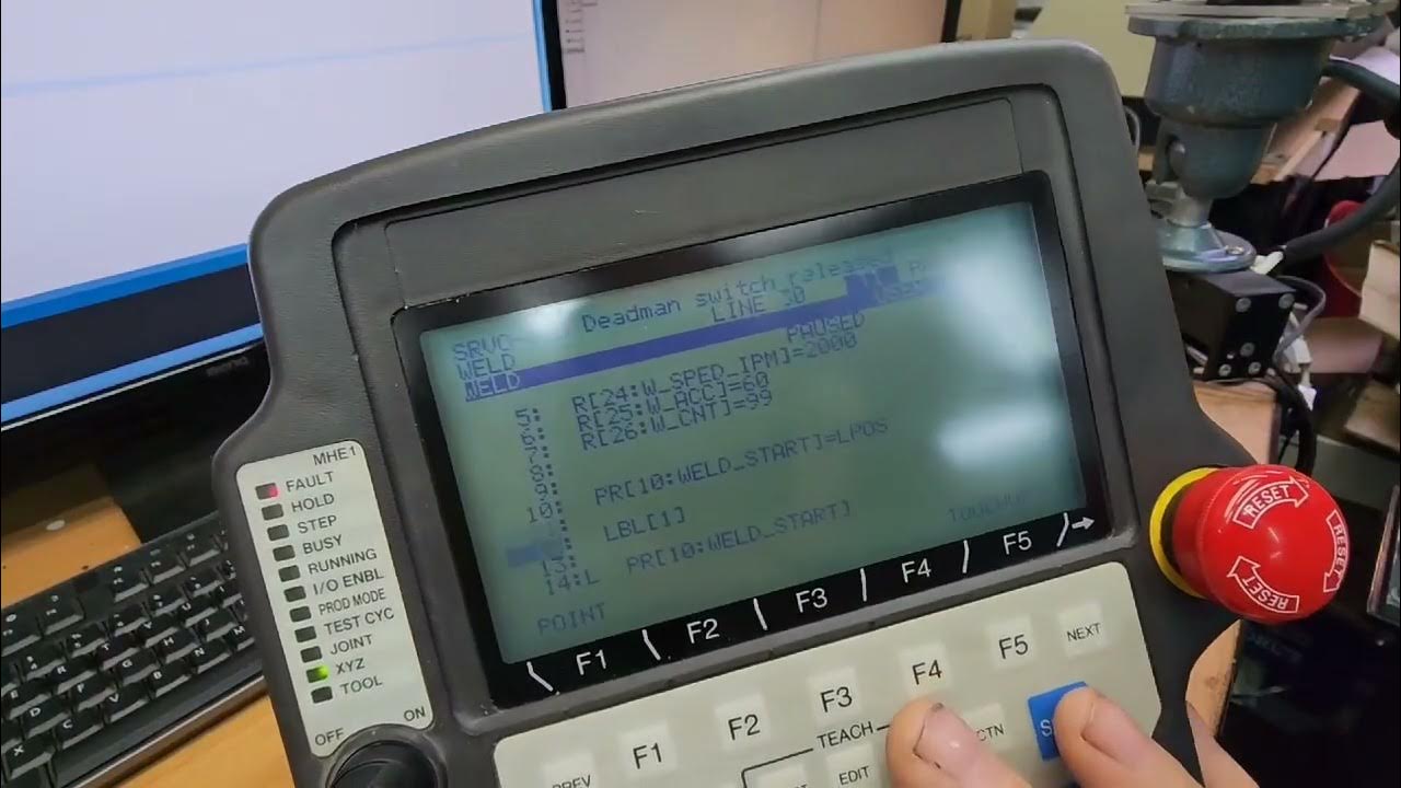 Fanuc Robot Teaching to weld ( DIY ) - Weld program all in robot - YouTube
