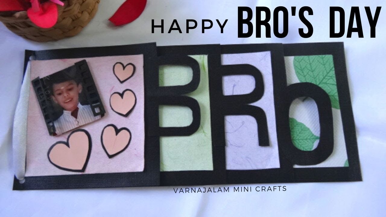 Beautiful 👶🏻Handmade BROTHER'S DAY CARD🎉|Four in one|DIY-Crafts ...