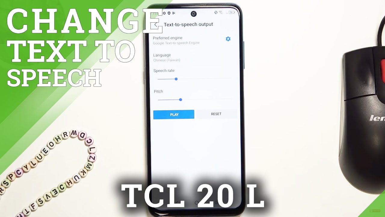 How to Manage Text to Speech in TCL 20 L– Convert Text to Speech - YouTube