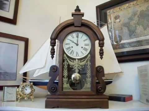Victorian Viking Teardrop Mantel Clock - YouTube