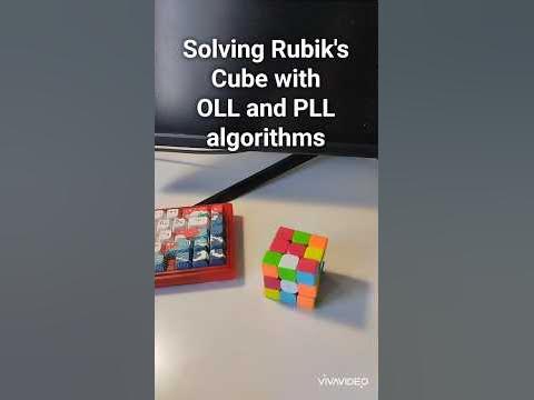 Solving Rubik's cube with OLL and PLL algorithms - YouTube