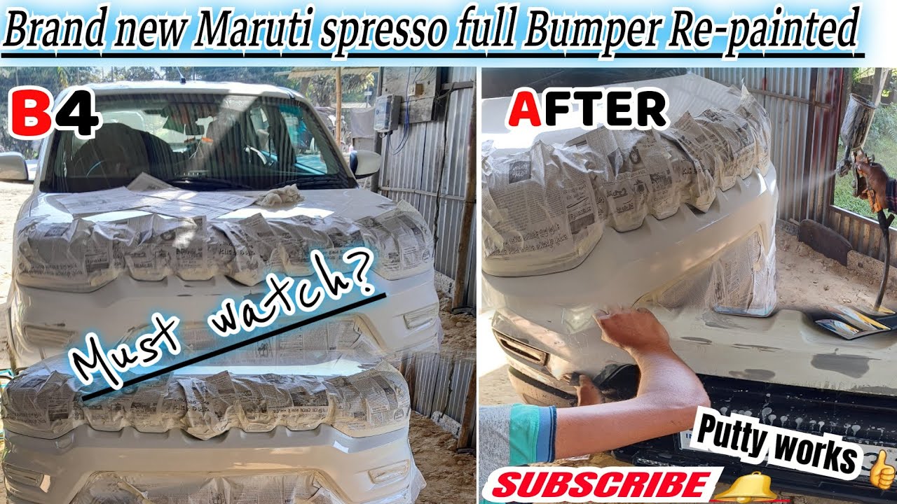 Brand new Maruti spresso full Bumper Re-painted to perfection /Car ...