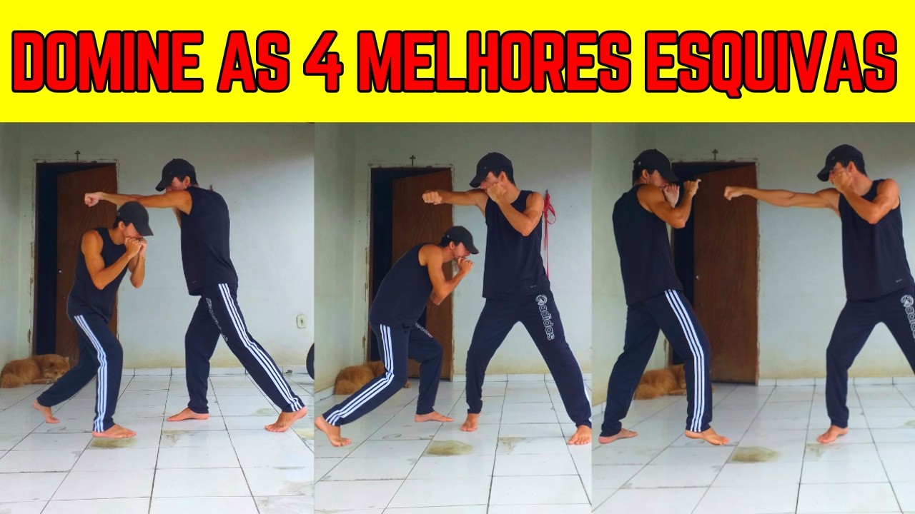 COMO SE ESQUIVAR DE SOCOS NO BOXE - AS 4 MELHORES ESQUIVAS - YouTube