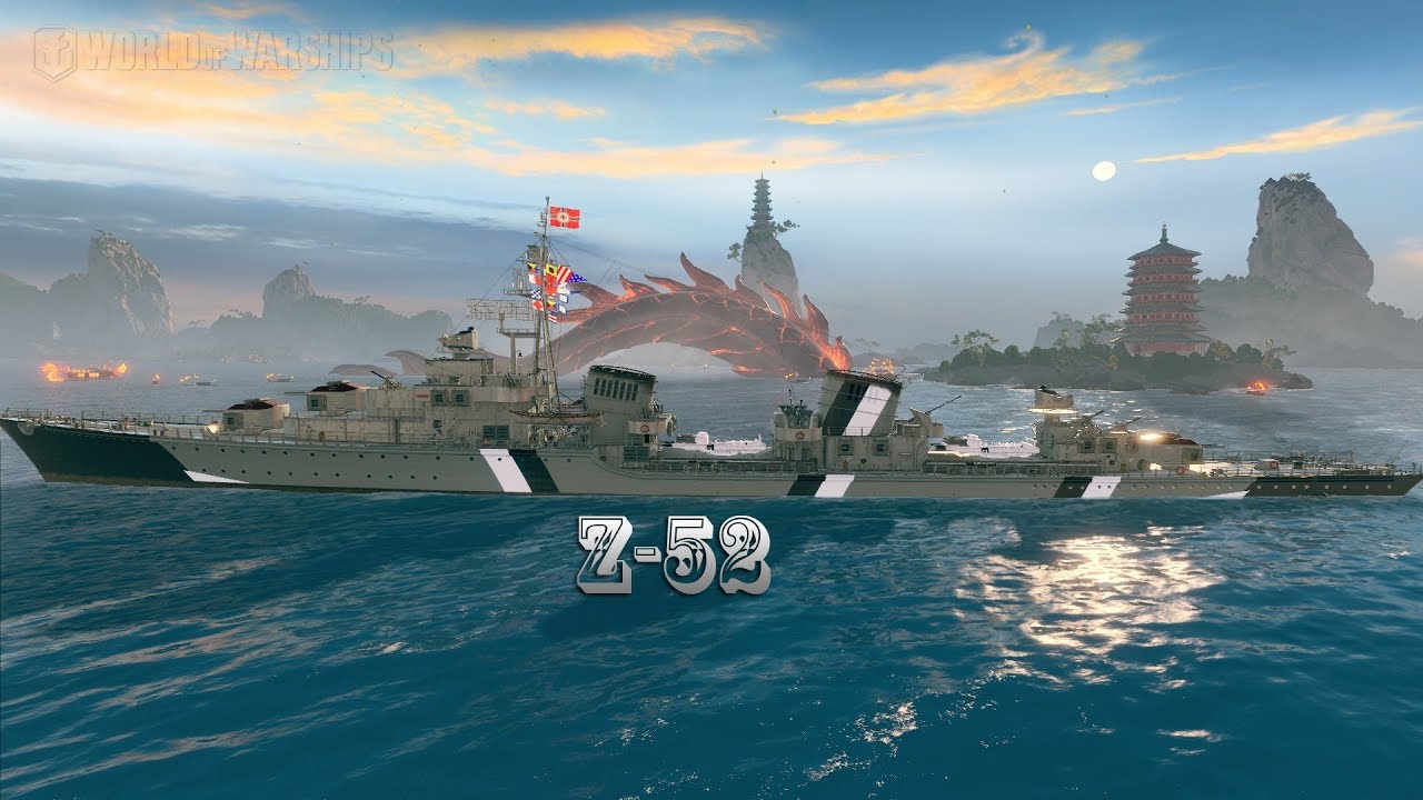 World of Warships: "Z52 is not a gunboat" - YouTube