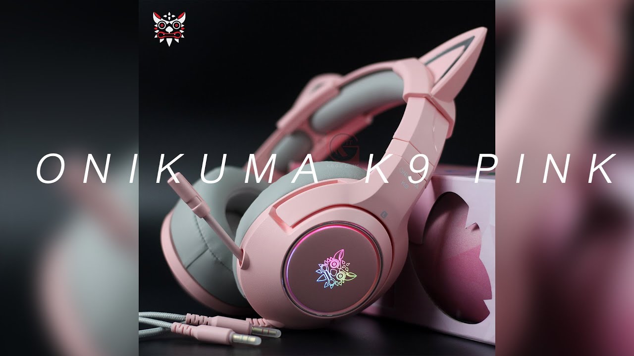 หูฟัง ONIKUMA K9 PINK ( 3.5mm) | Preview - YouTube