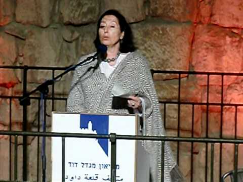 20110607 23:40. Jerusalem. David's Tower. Shavuot. Rachel Elior. - YouTube