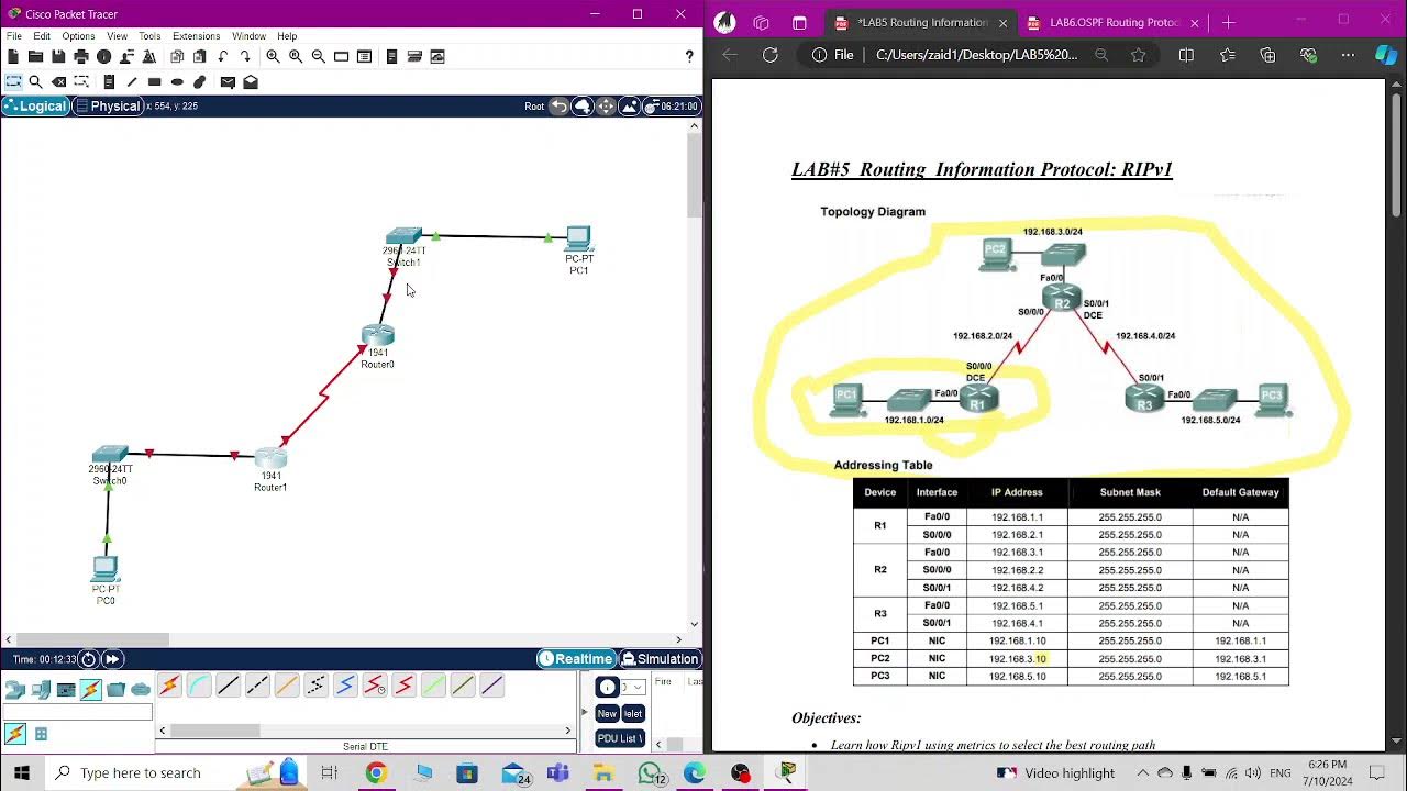 Router Basic Configuration + RIP + OSPF .Part 1 - YouTube